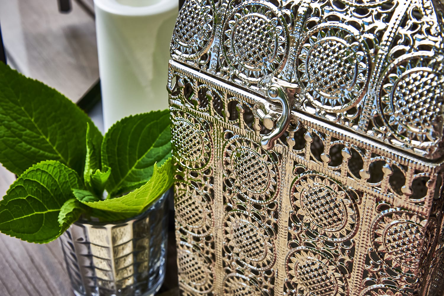 Morrocan Tin work Lanterns throw stunning candle light at night in the ...