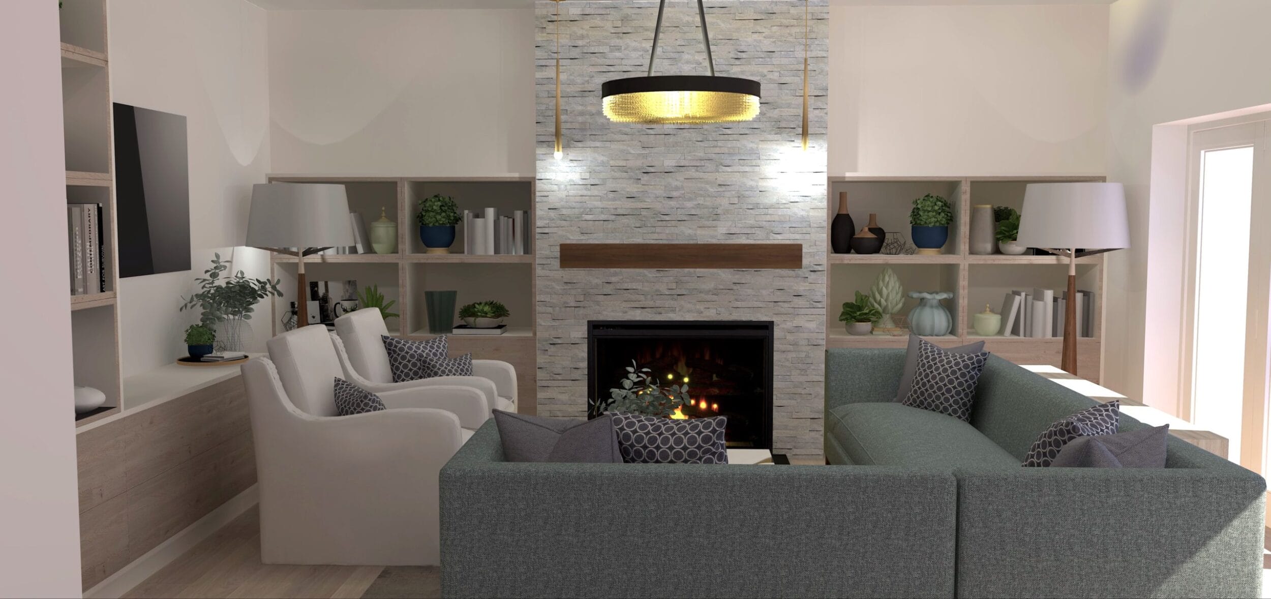 Fireside Lounge – McNeil Design Group Interiors